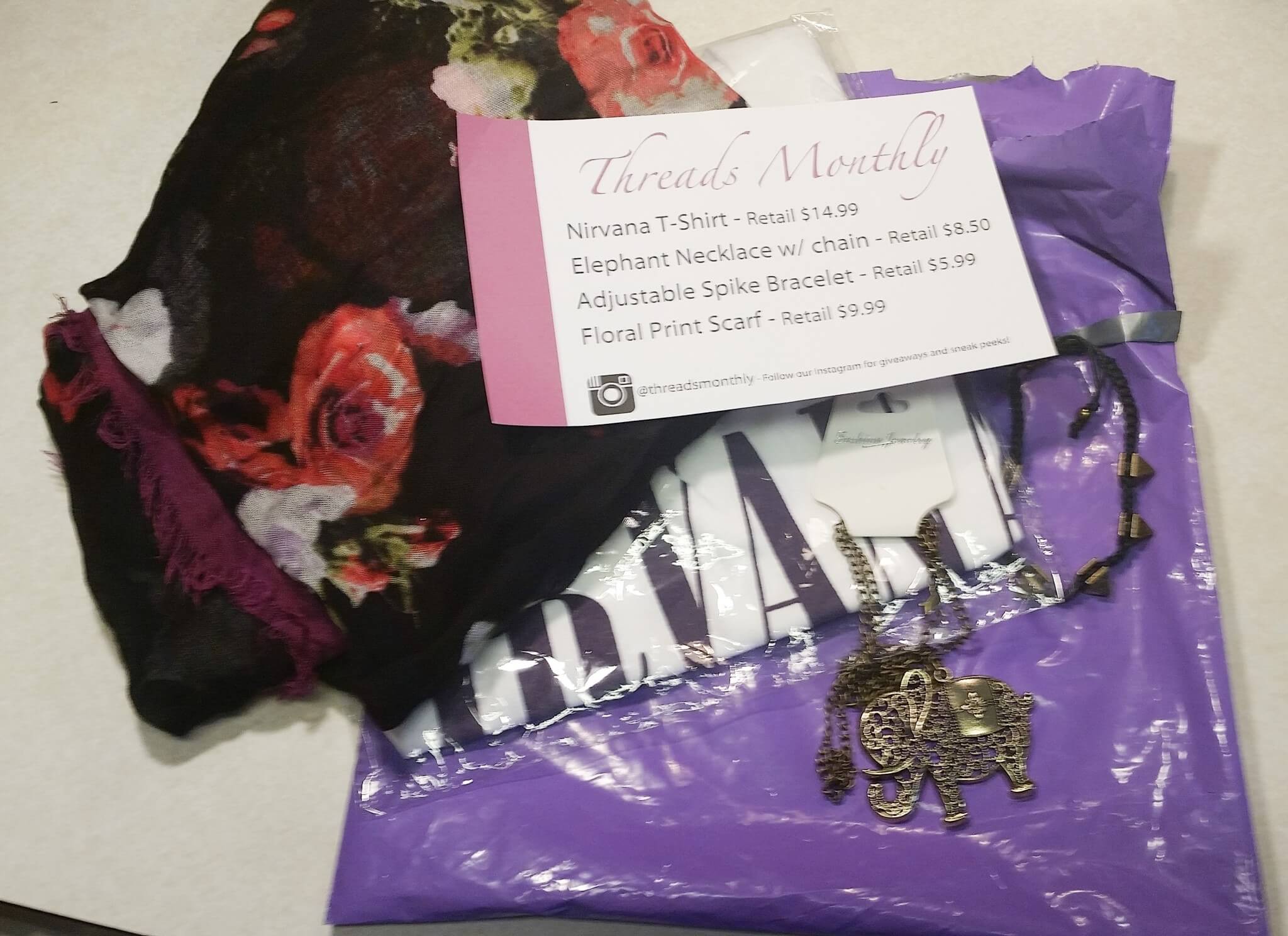 Threads Monthly Subscription Box Review & Coupon - February 2016 ...