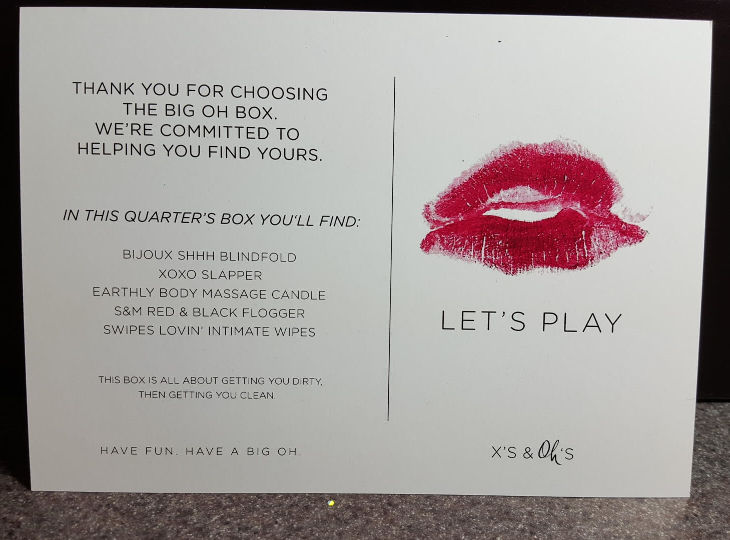 Big Oh! Box Subscription Box Review & Coupon - First Quarter 2016 ...