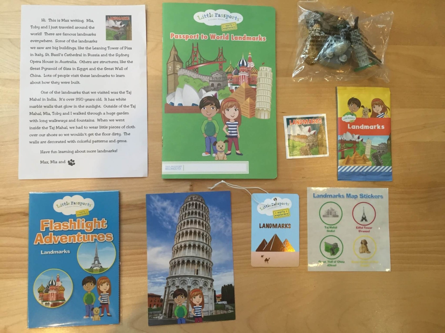 Little Passports Early Explorers Landmarks Kit Review - Month 2 - Hello ...