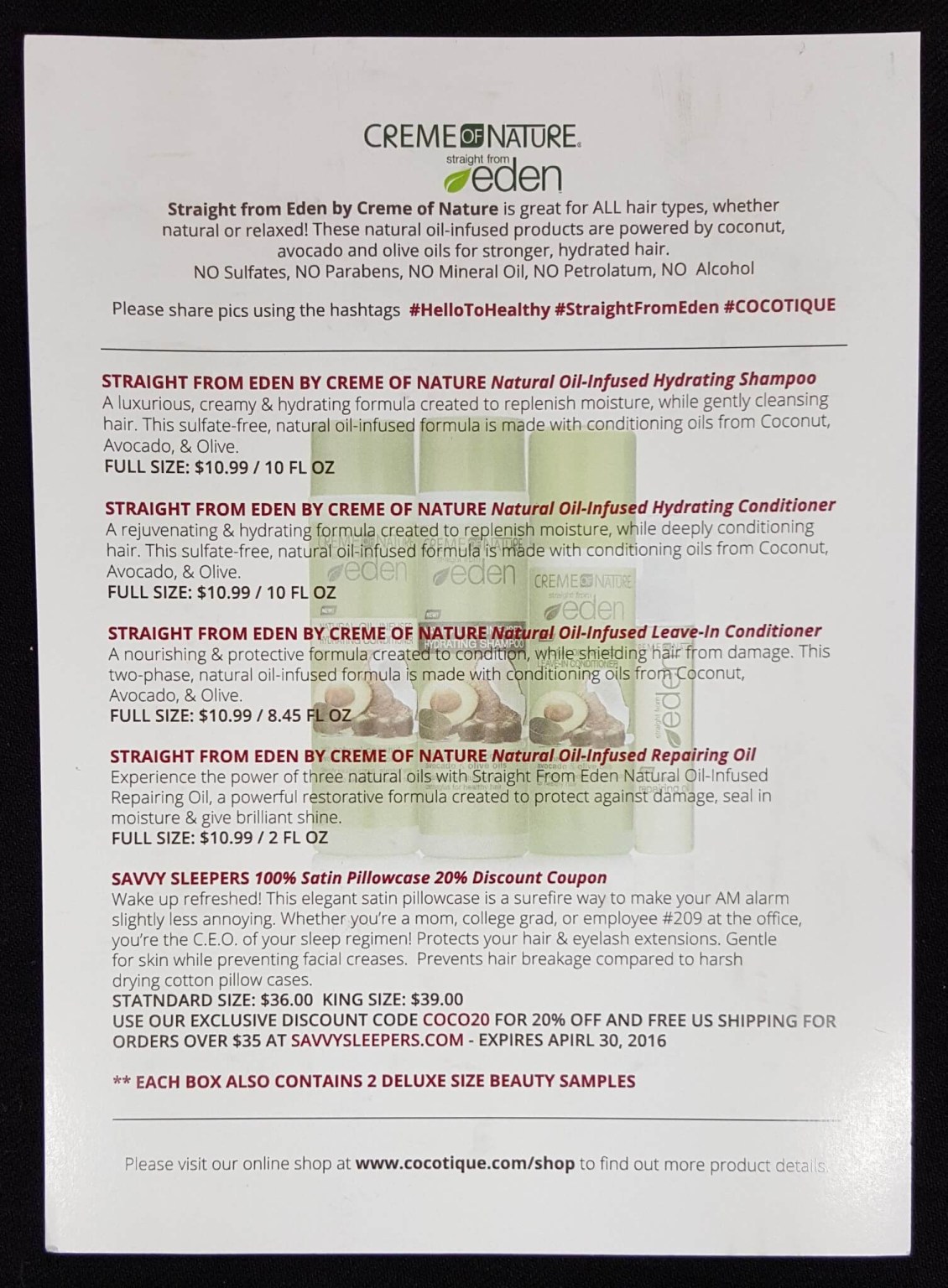 Cocotique February 2016 Subscription Box Review & Coupon - Hello ...