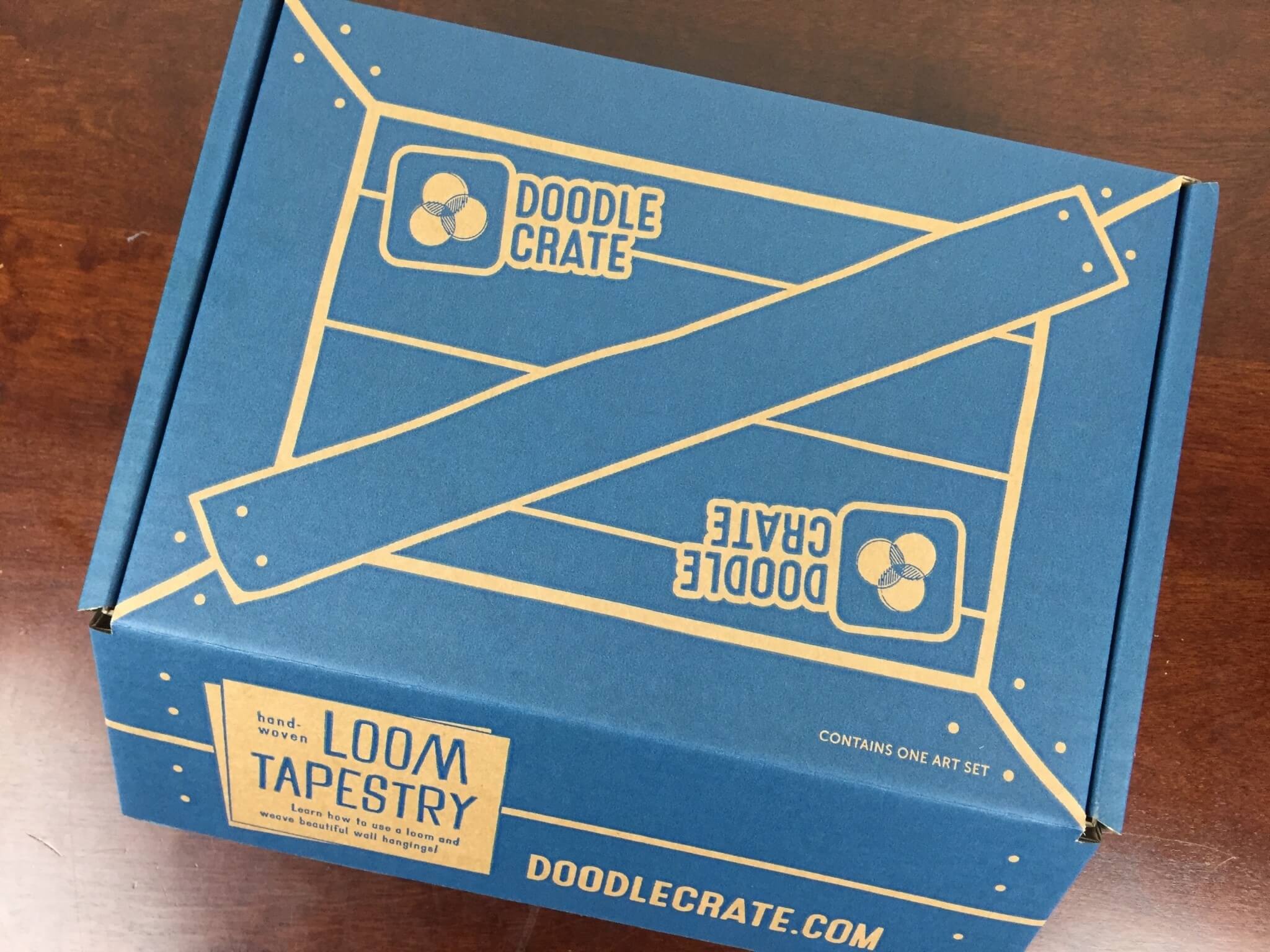 Doodle Crate Subscription Box Review & Coupon - Loom Tapestry - Hello ...