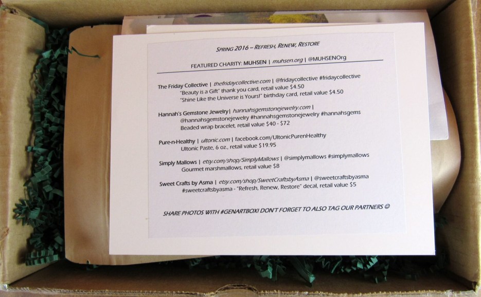 Genuine Articles Subscription Box Review + Coupon - Spring 2016 - Hello ...