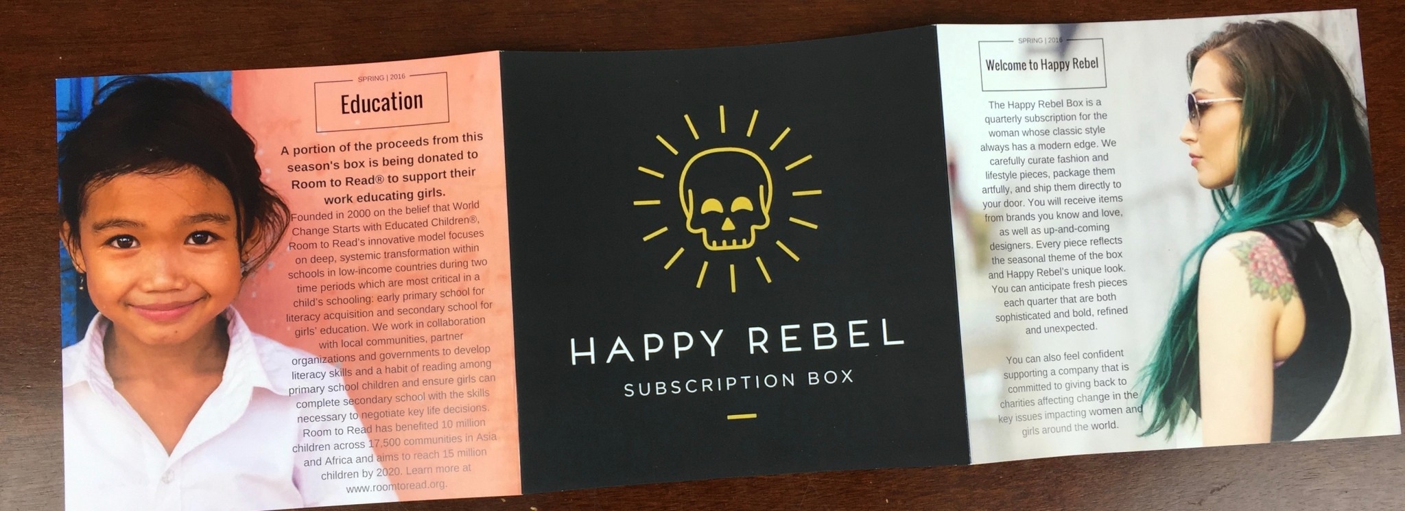 Happy Rebel Subscription Box Review + Coupon - Spring 2016 - Hello ...