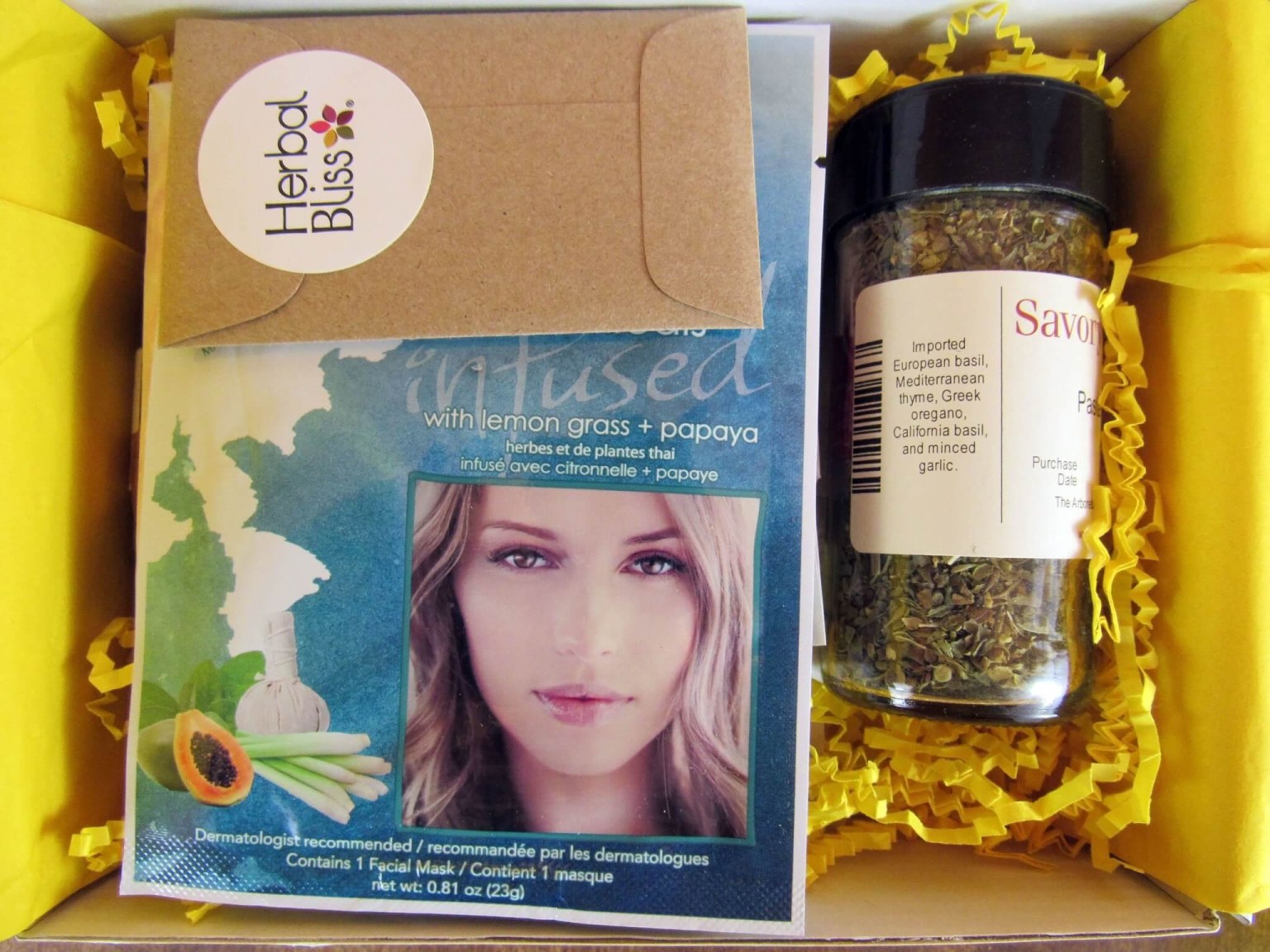 Herbal Bliss Subscription Box Review - February 2016 - Hello Subscription