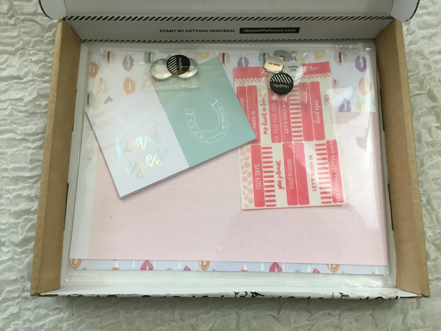 Messy Box March 2016 Subscription Box Review - Hello Subscription