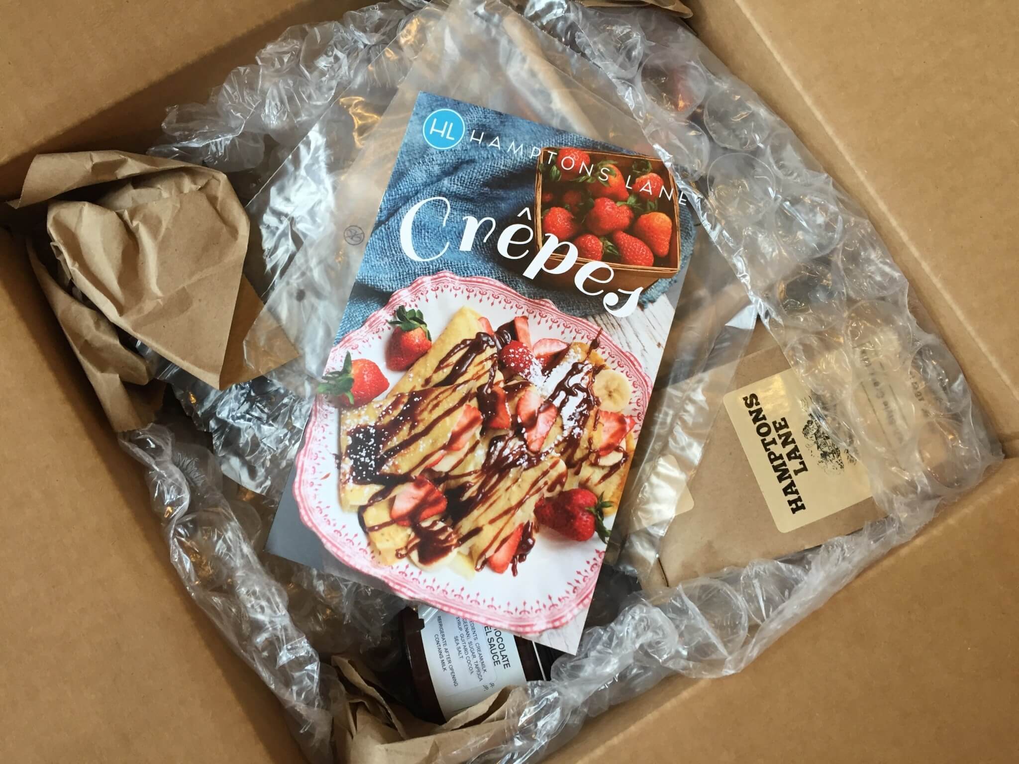 Hampton Lane Crêpes Box Review & Coupon - Hello Subscription