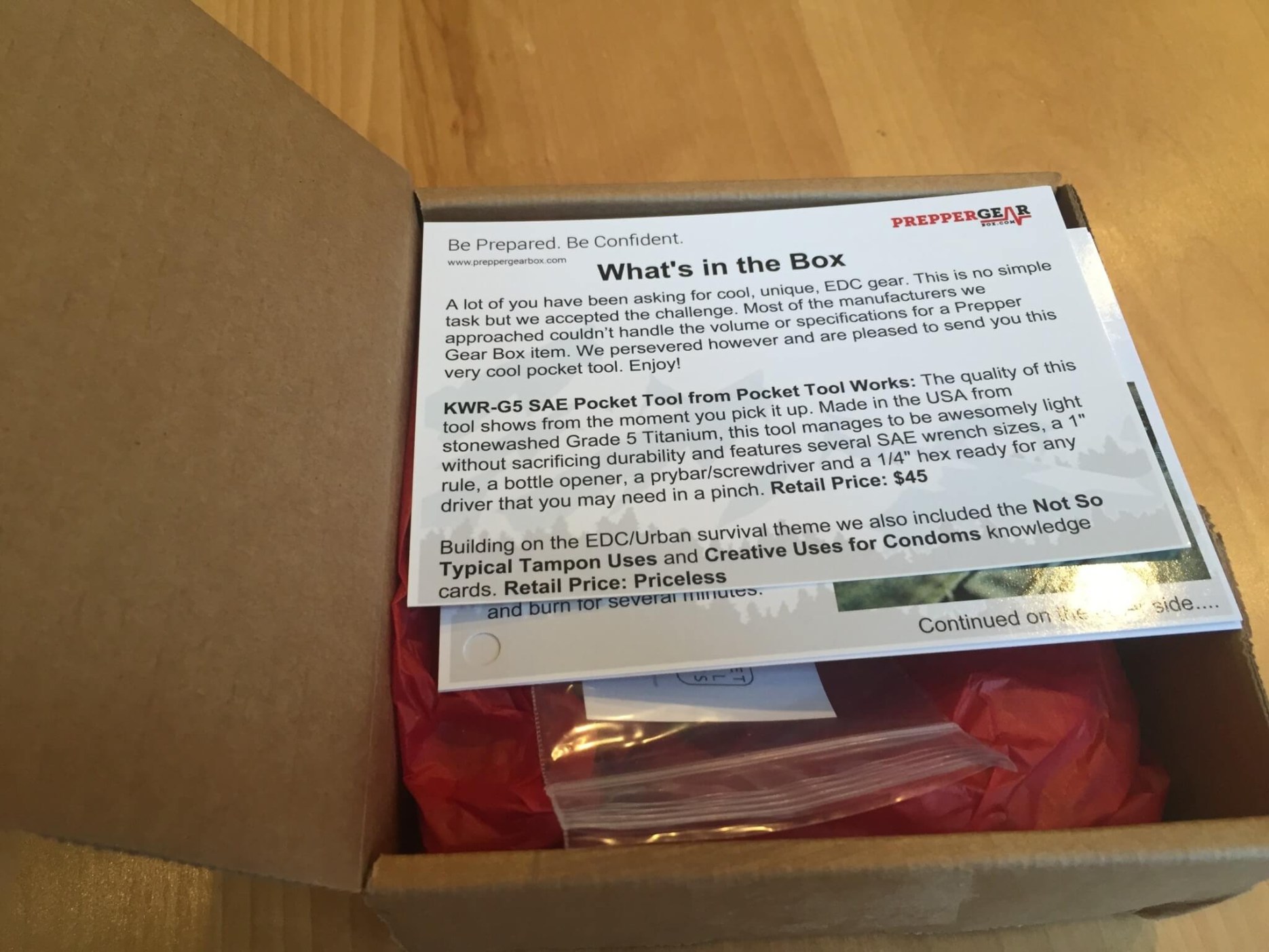 Prepper Gear Box March 2016 Subscription Box Review & Coupon - Hello ...