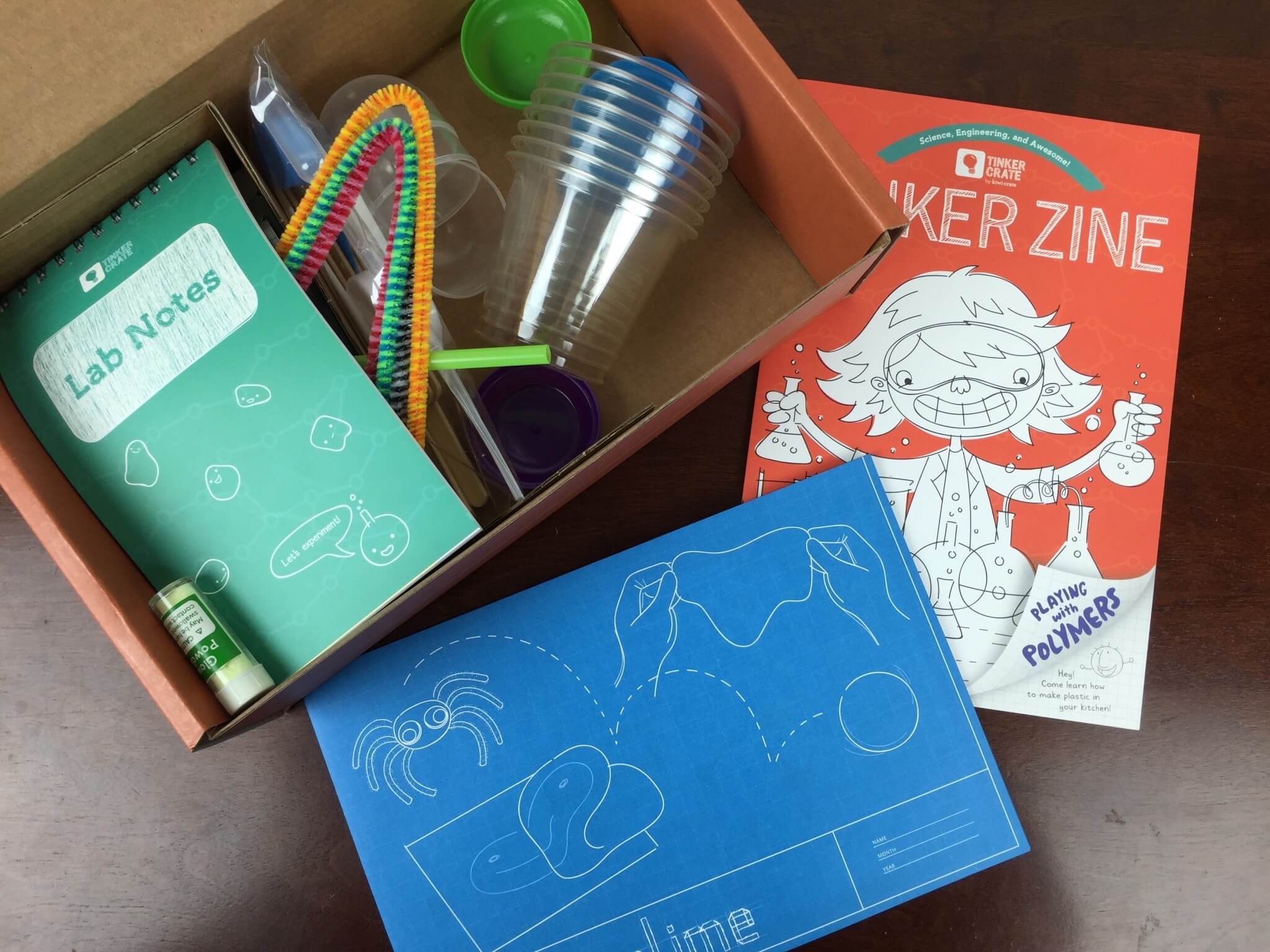 Tinker Crate Review & Coupon - Polymers - Hello Subscription