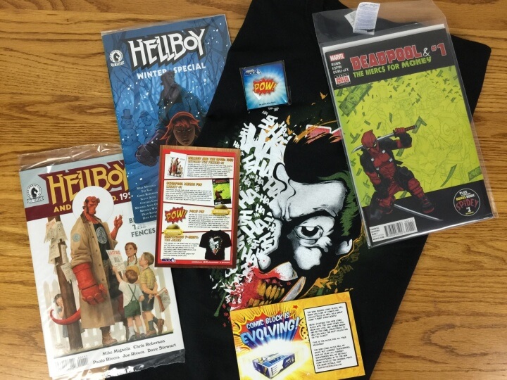 Comic Block Subscription Box Review & Coupon - February 2016 - Hello ...