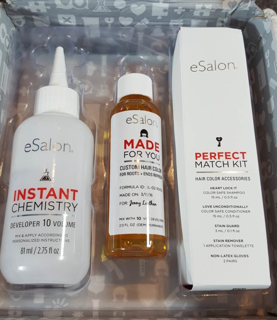 March 2016 eSalon Custom Hair Color Subscription Review - First Box $10 ...