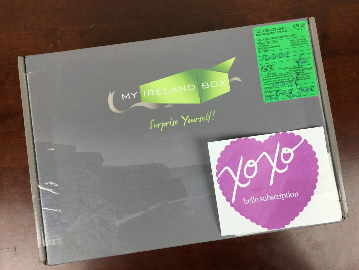 My Ireland Box March 2016 Subscription Box Review - Hello Subscription