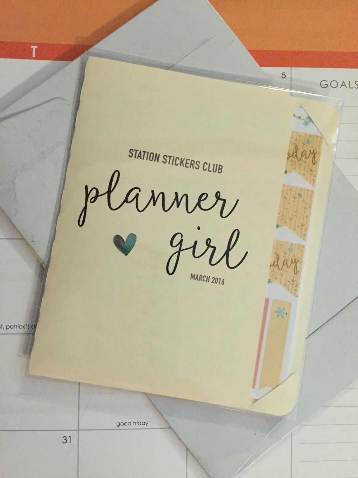 Station Stickers Club Review - March 2016 - Hello Subscription