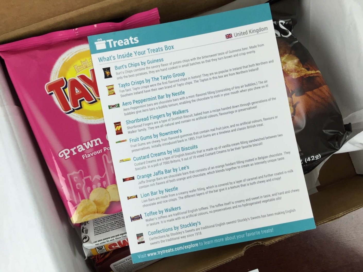 Treats Box March 2016 Review & Coupon Code - Hello Subscription