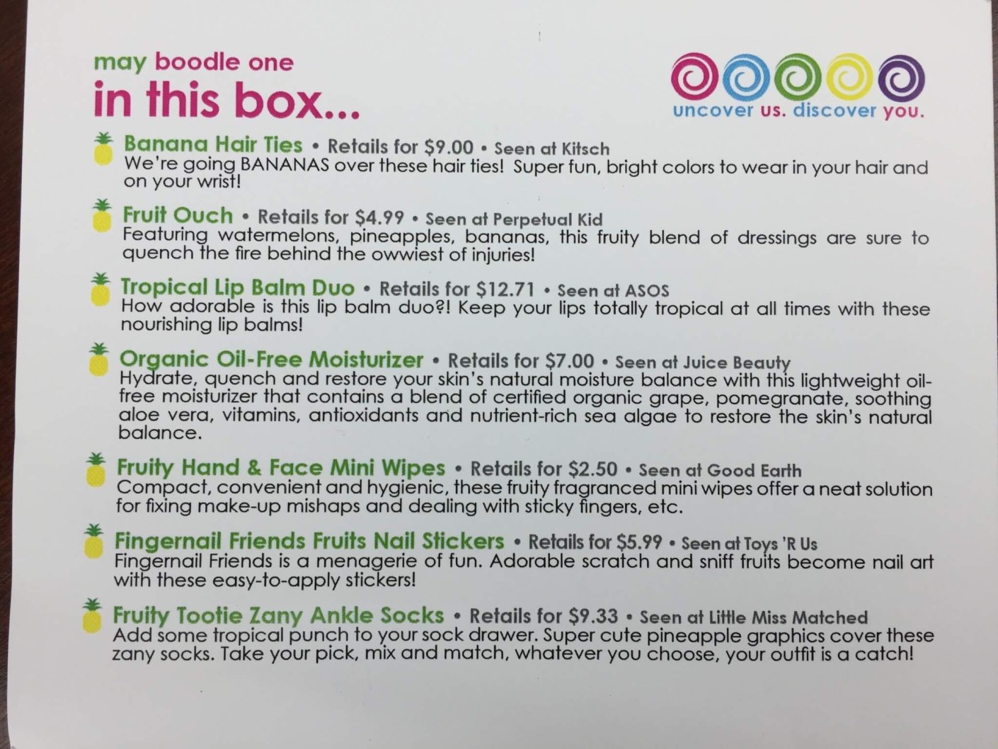 Boodle Box May 2016 Subscription Box Review - Hello Subscription