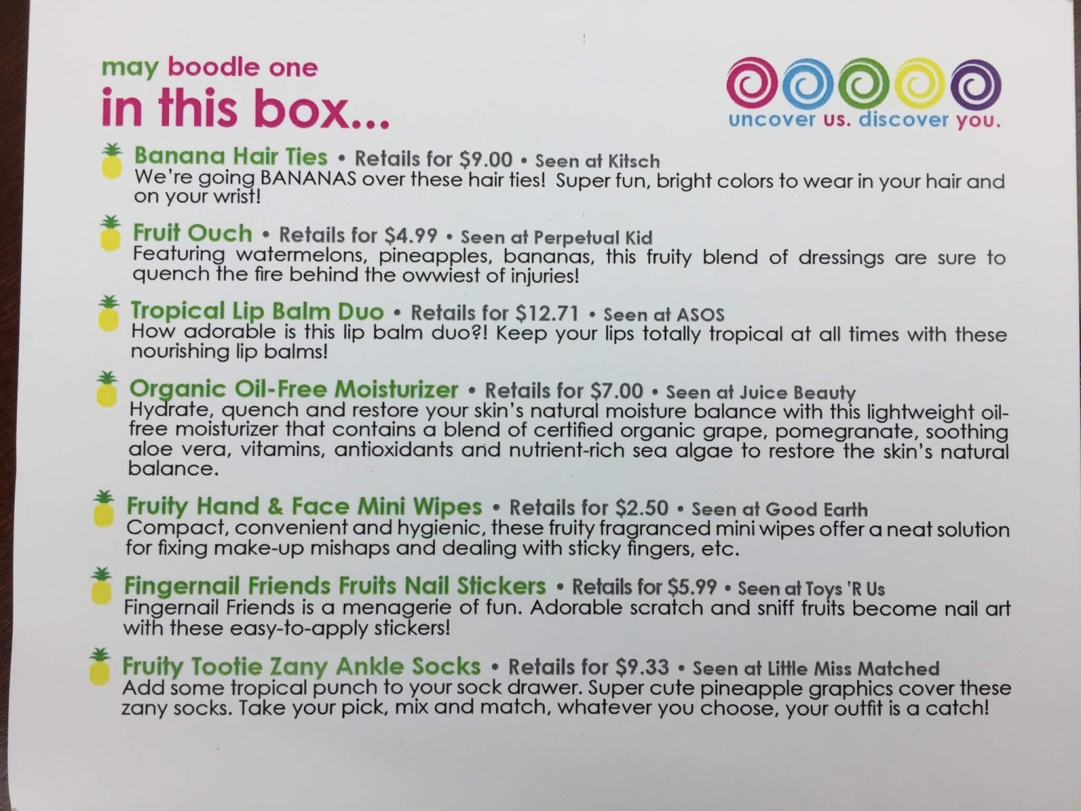 Boodle Box May 2016 Subscription Box Review - Hello Subscription