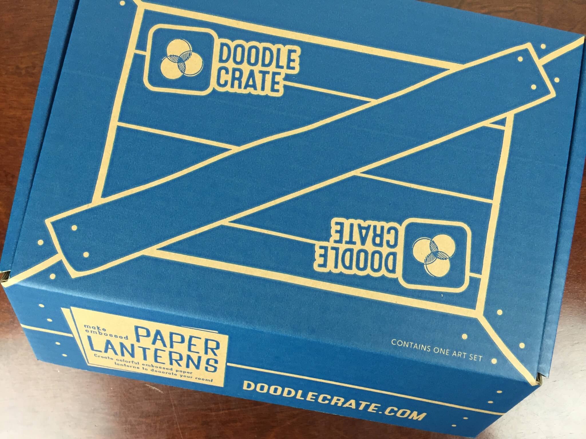 Doodle Crate Subscription Box Review & Coupon - Paper Lanterns! - Hello ...