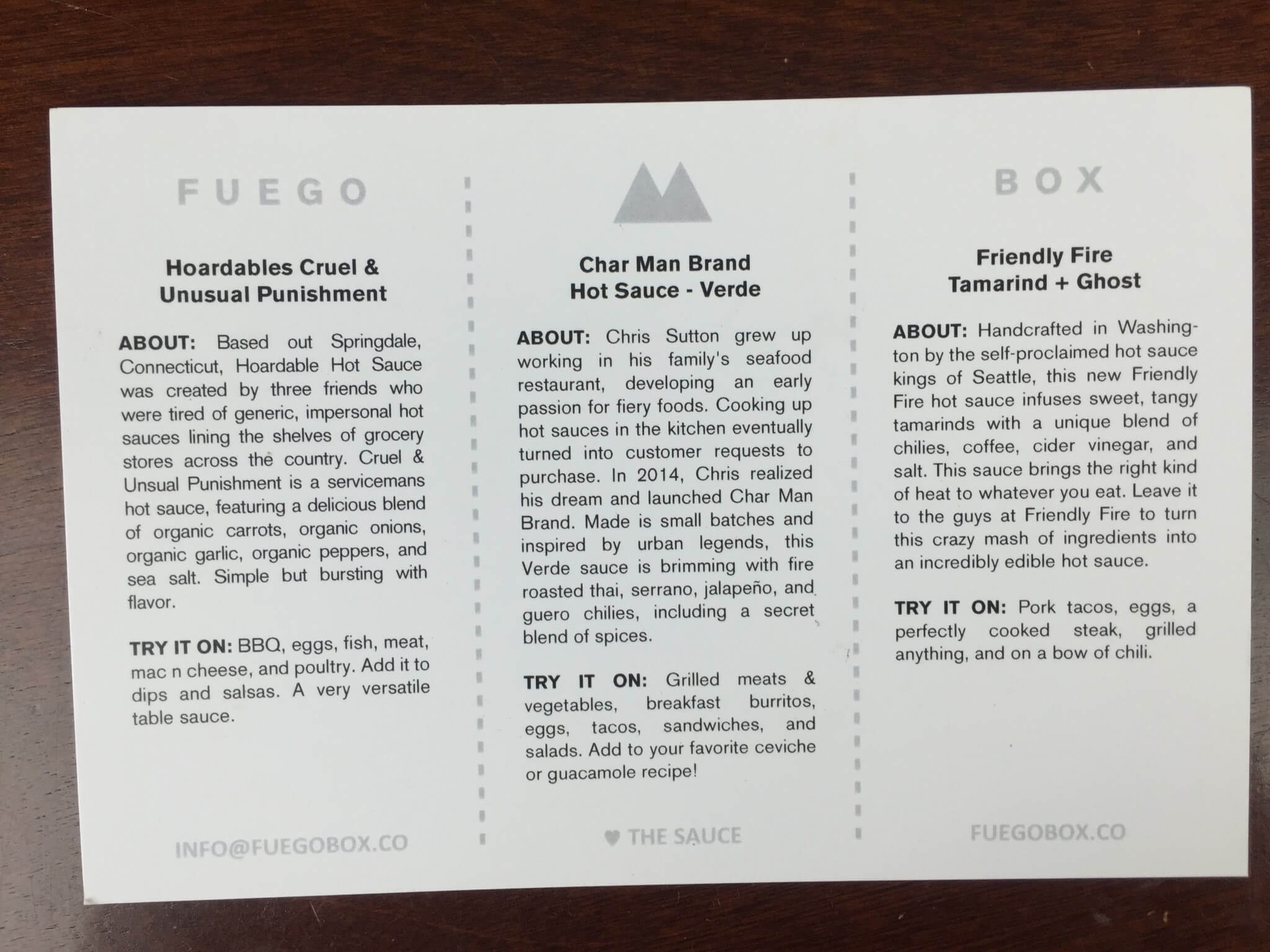 Fuego Box April 2016 Subscription Box Review + Coupon - Hello Subscription