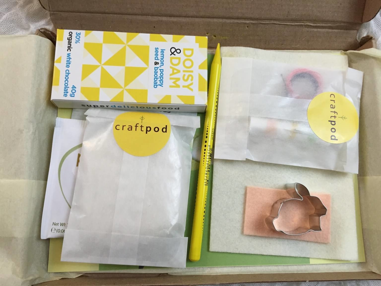 Craftpod Spring 2016 Subscription Box Review - Hello Subscription