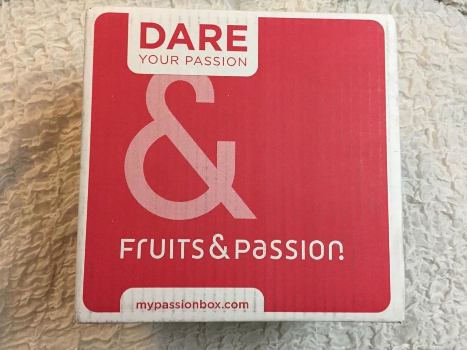 Fruits & Passion Passion Box Subscription April 2016 DARE Box Review ...