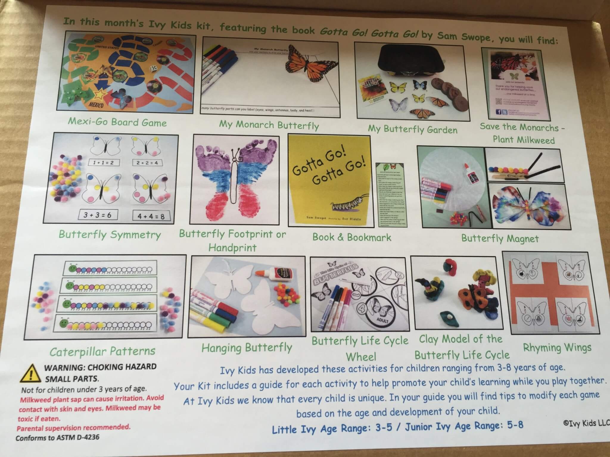 Ivy Kids April 2016 Subscription Box Review - Hello Subscription