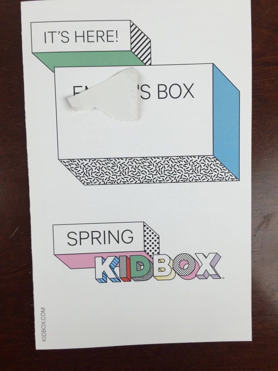 Kidbox Spring 2016 Subscription Box Review - Boys - Hello Subscription