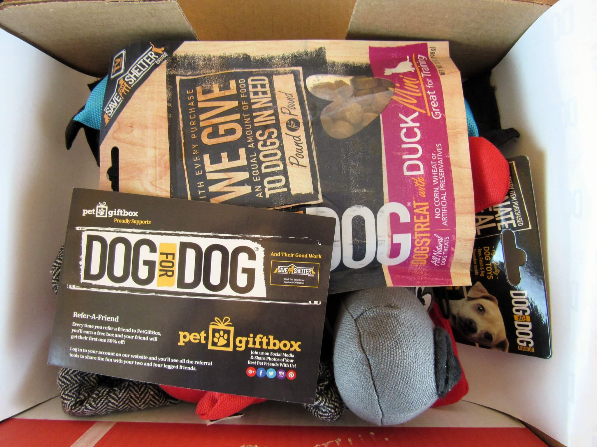 April 2016 PetGiftBox Dog Subscription Box Review + 50% Off Coupon ...