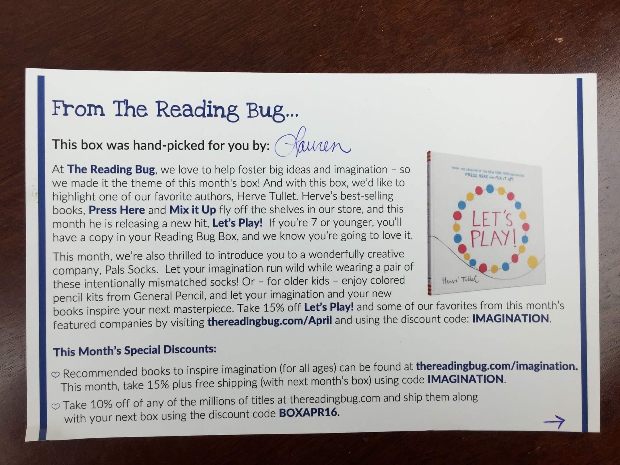 April 2016 Reading Bug Box Subscription Box Review + Coupons! - Hello ...