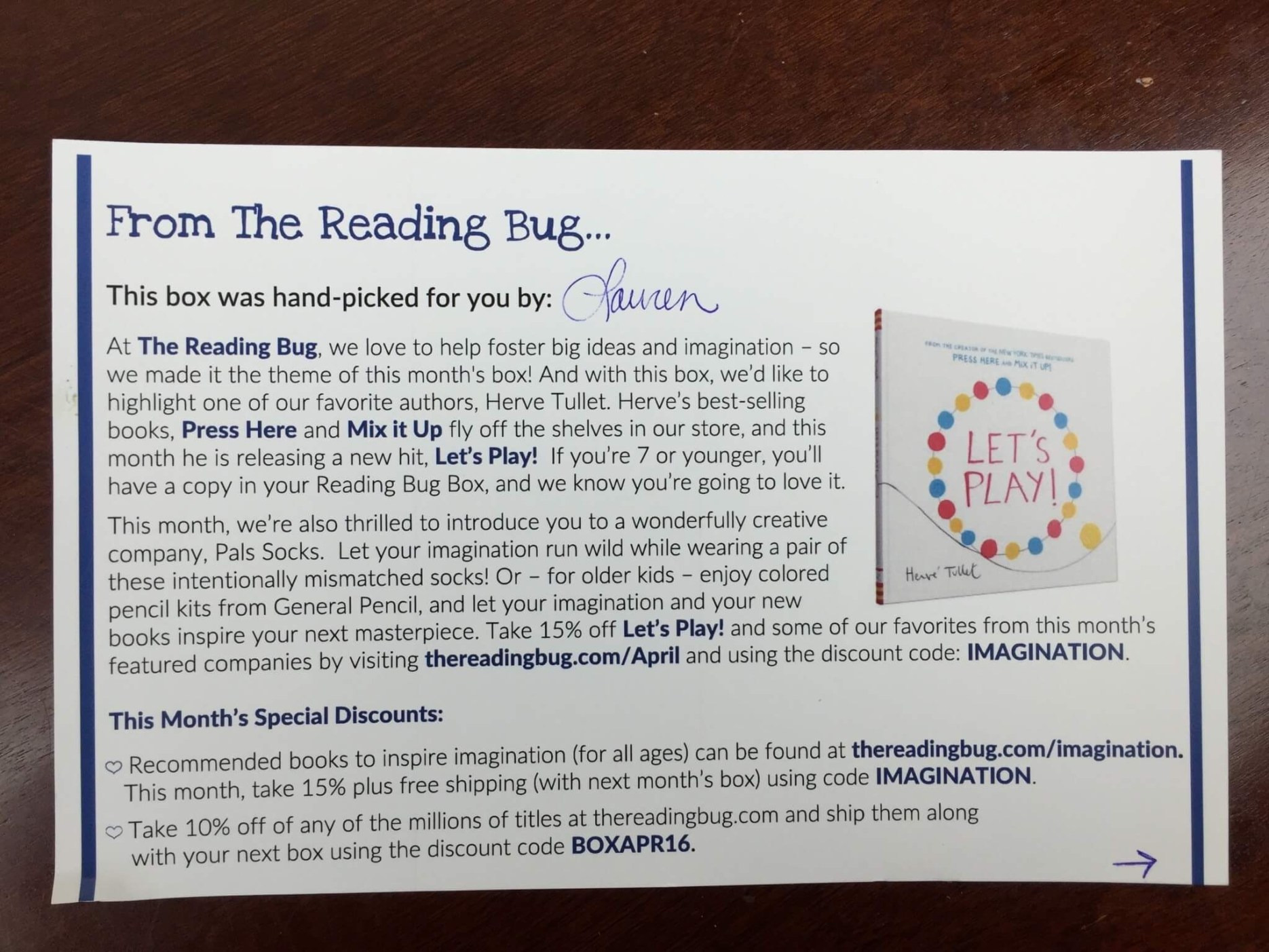 April 2016 Reading Bug Box Subscription Box Review + Coupons! - Hello ...