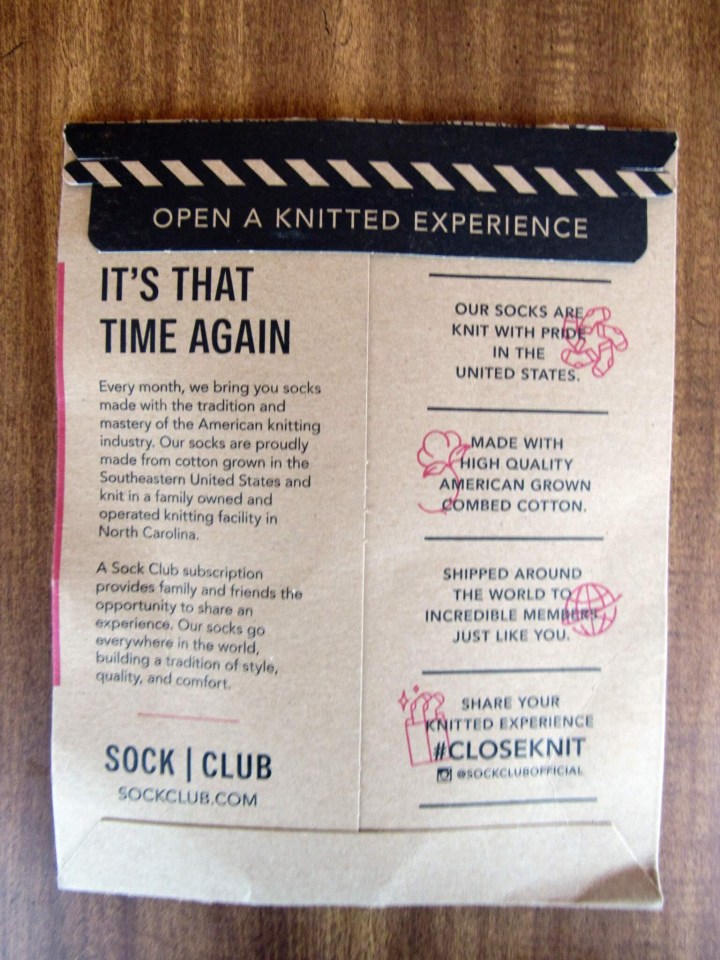 Sock Club Subscription Review - April 2016 - Hello Subscription