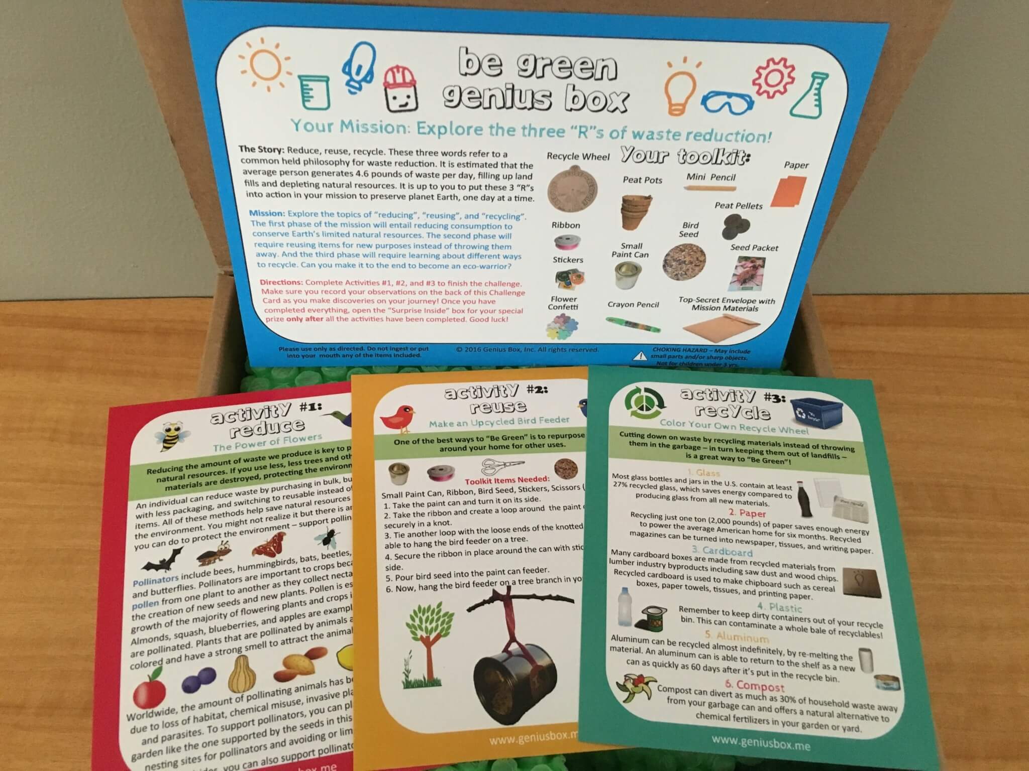 Genius Box Subscription Box Review + Coupon - April 2016 - Hello ...