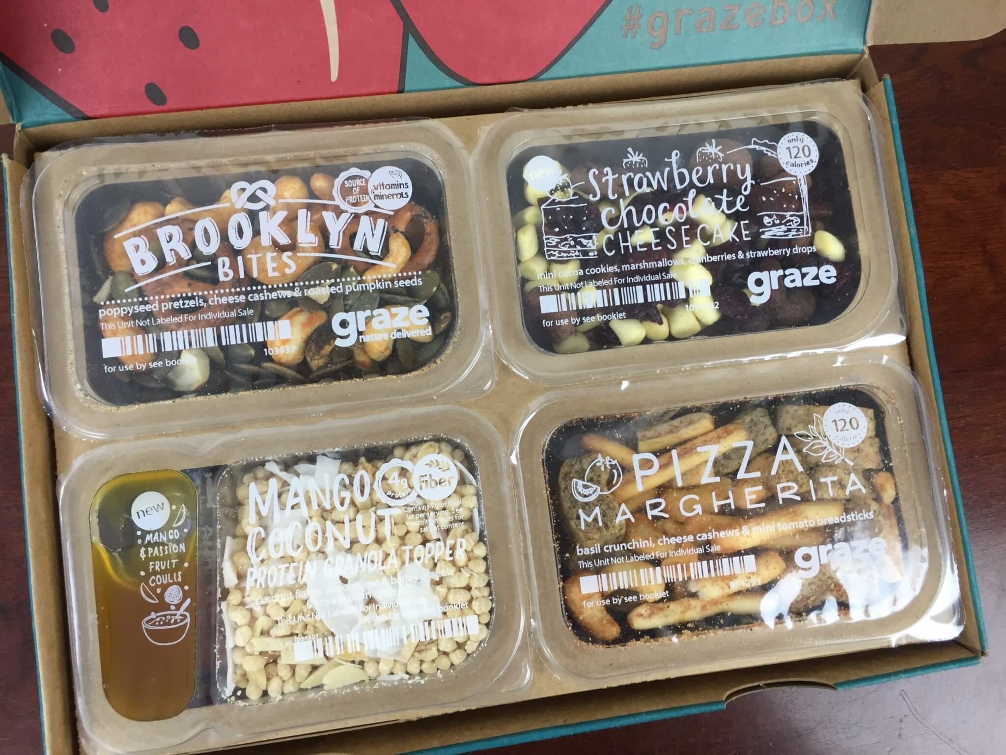 June 2016 Graze Subscription Box Review & Free Box Coupon - Hello ...