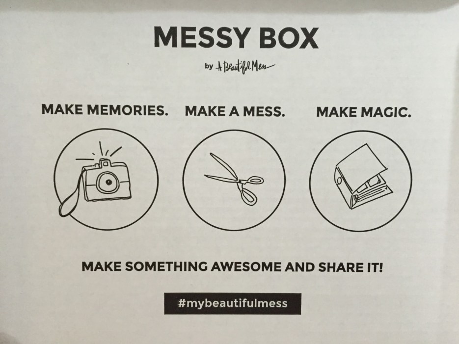 Messy Box May 2016 Subscription Box Review - Hello Subscription