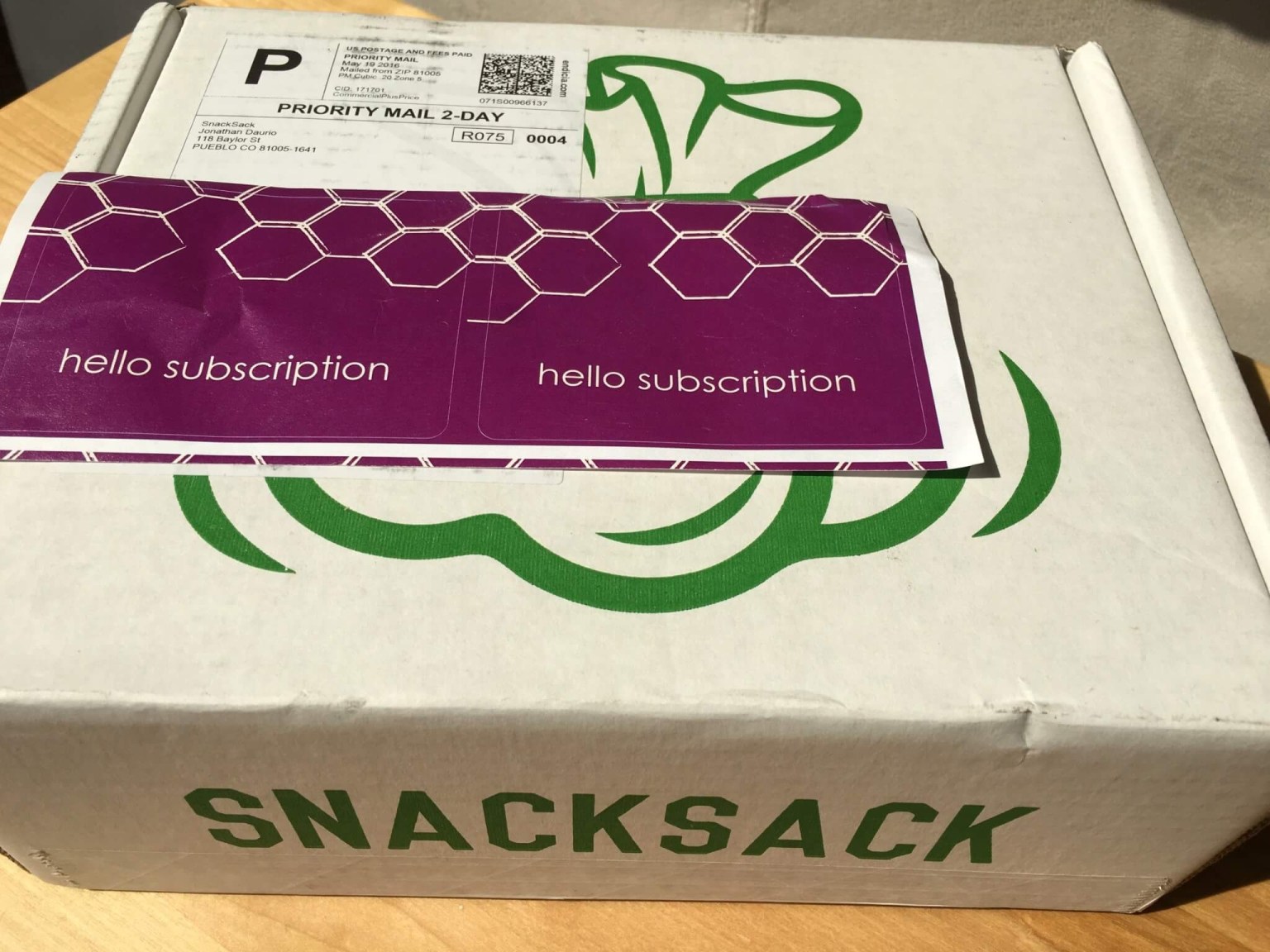 Snack Sack May 2016 Subscription Box Review & Coupon - Hello Subscription