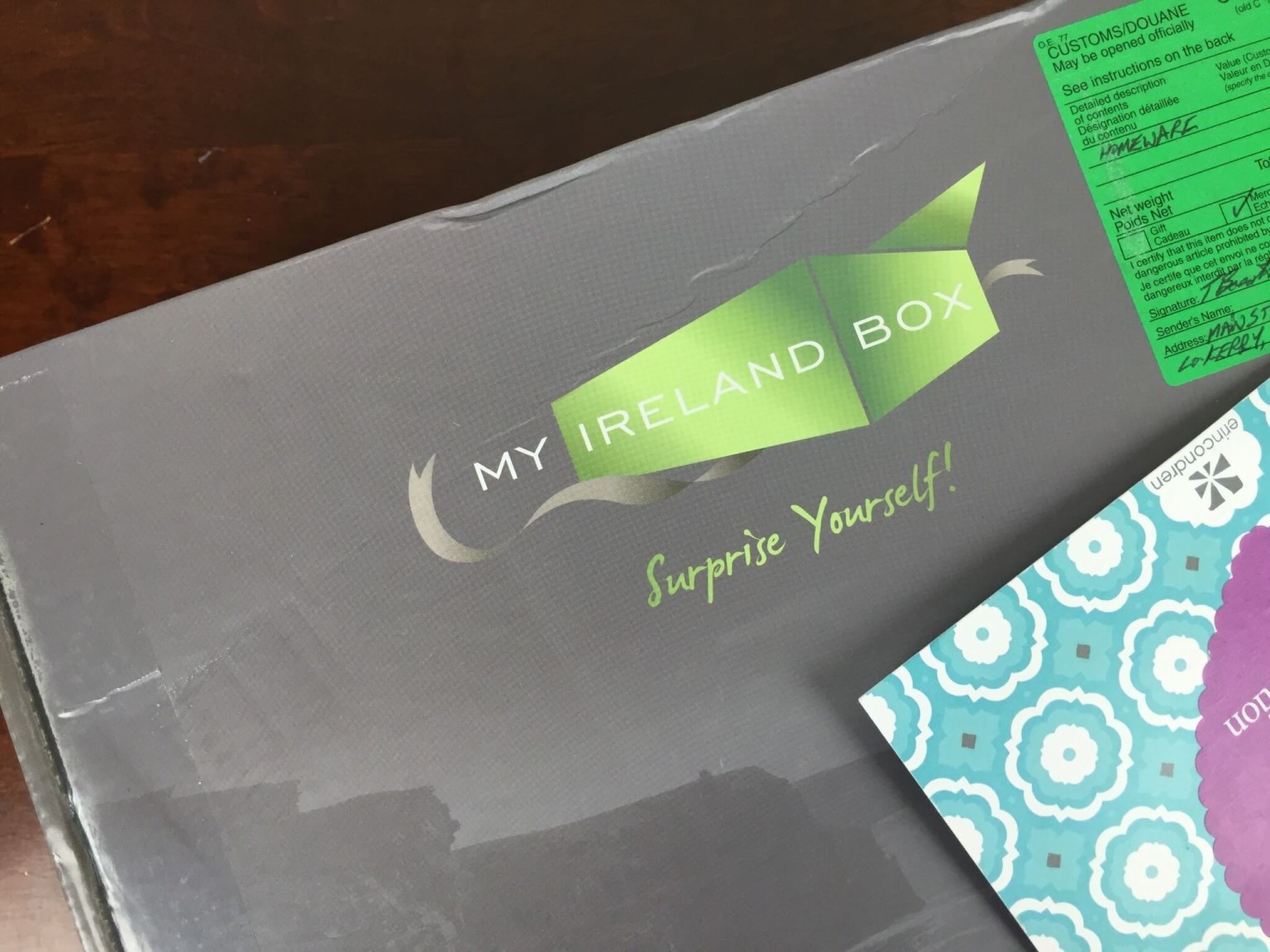 My Ireland Box May 2016 Subscription Box Review - Hello Subscription