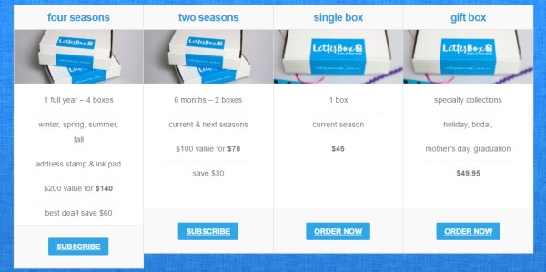 Letterbox Spring 2016 Subscription Box Review & Coupon - Hello Subscription
