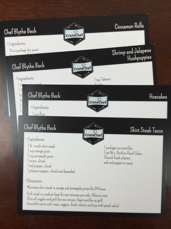 Crate Chef May-June 2016 Subscription Box Review + Coupon! - Hello ...