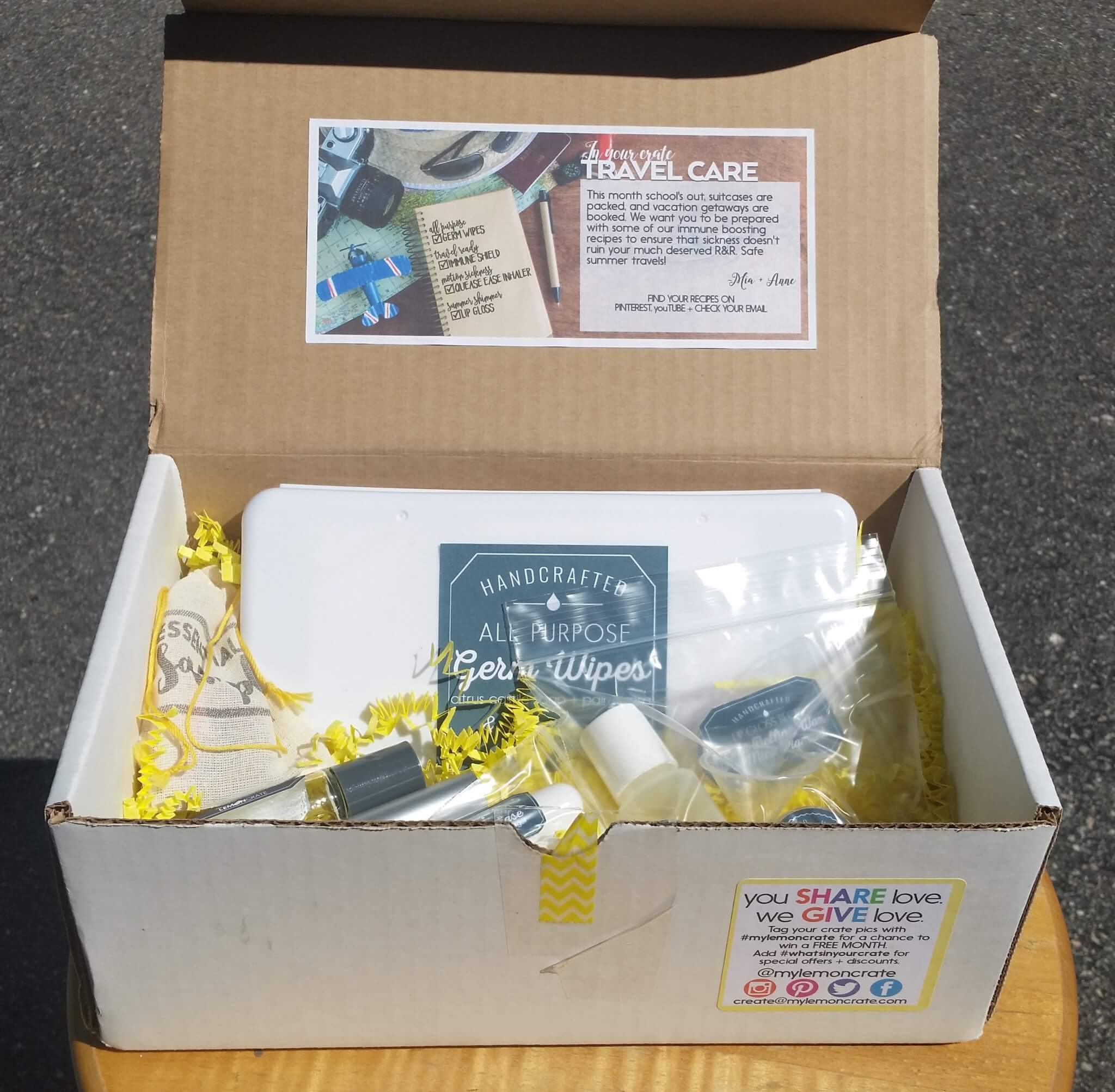 My Lemon Crate June 2016 Subscription Box Review + Coupon - Hello ...