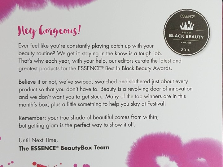 Essence Beauty Box June 2016 Subscription Box Review + Coupon - Hello ...