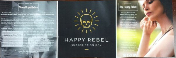 Happy Rebel Subscription Box Review + Coupon - Summer 2016 - Hello ...