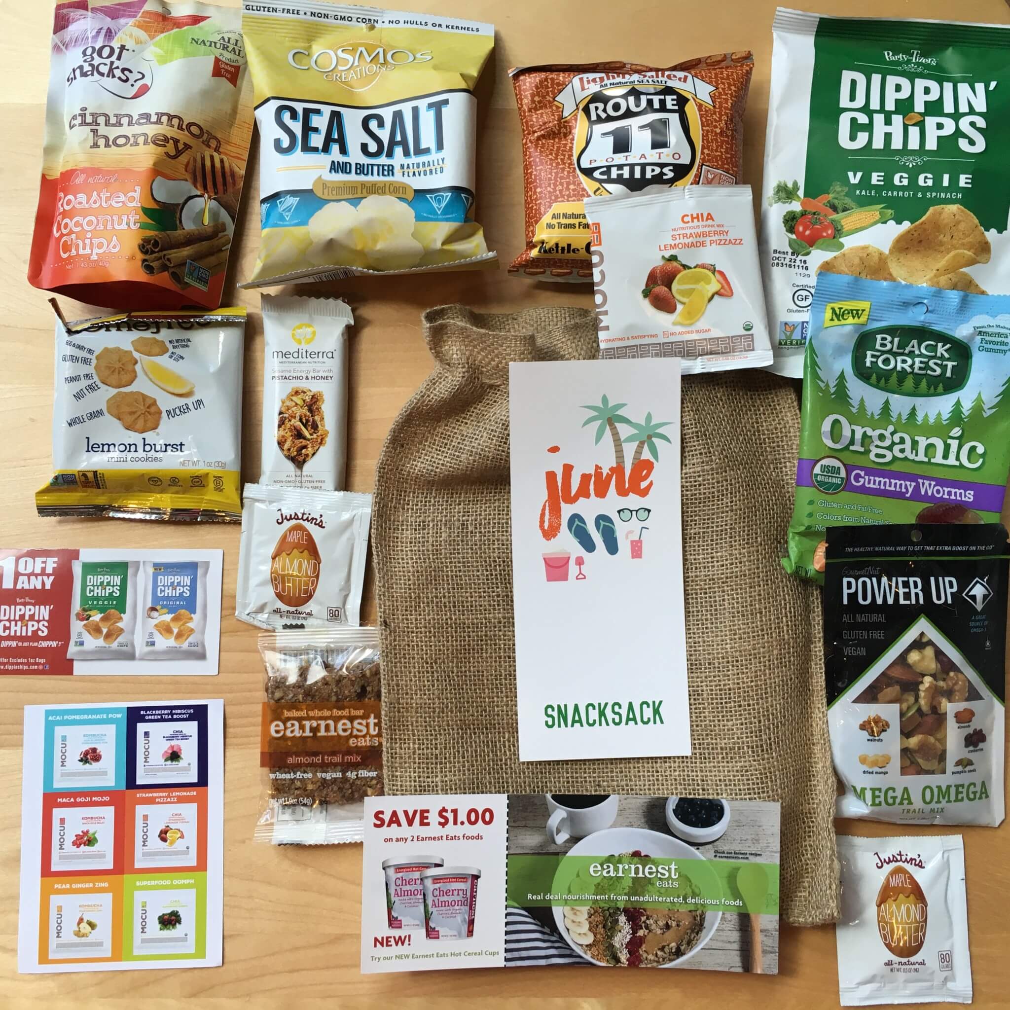 Snack Sack June 2016 Subscription Box Review & Coupon - Hello Subscription