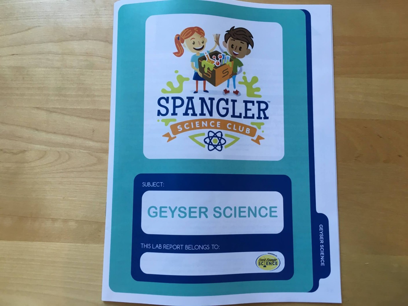 Spangler Science Club July 2016 Subscription Box Review & Coupon-Geyser ...
