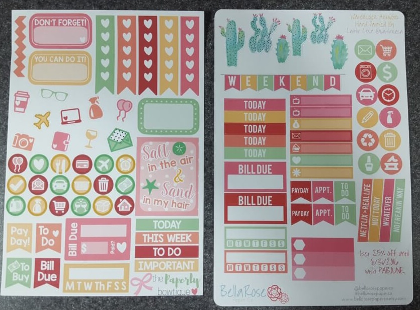 The Planner Addict Box June 2016 Subscription Box Review - Hello ...