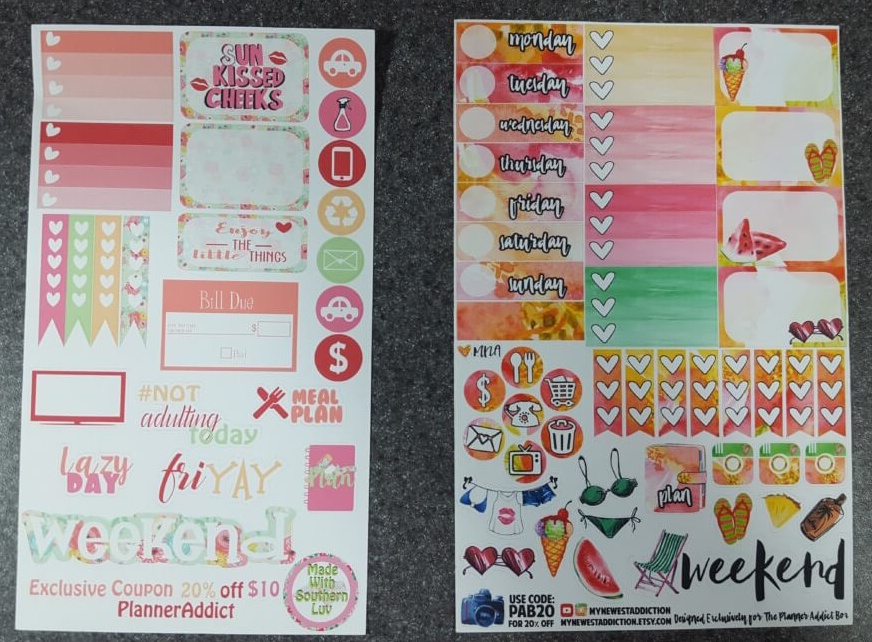 The Planner Addict Box June 2016 Subscription Box Review - Hello ...