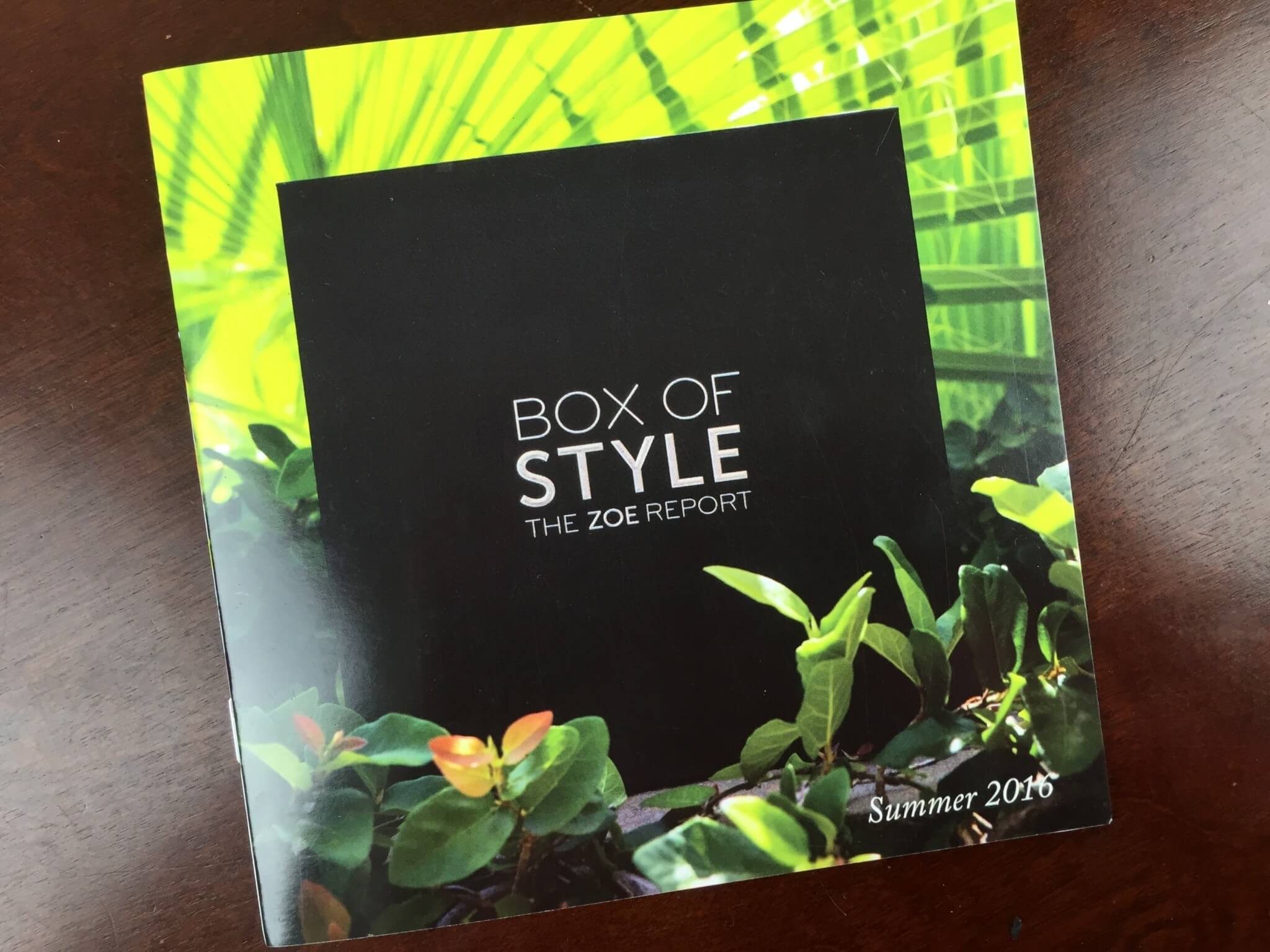 Rachel Zoe Box of Style Summer 2016 Subscription Box Review + Coupon ...