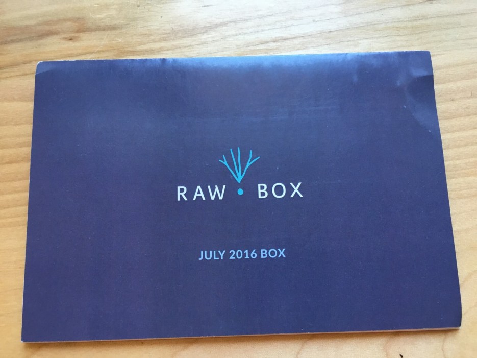 Raw Box July 2016 Subscription Box Review + Coupon - Hello Subscription