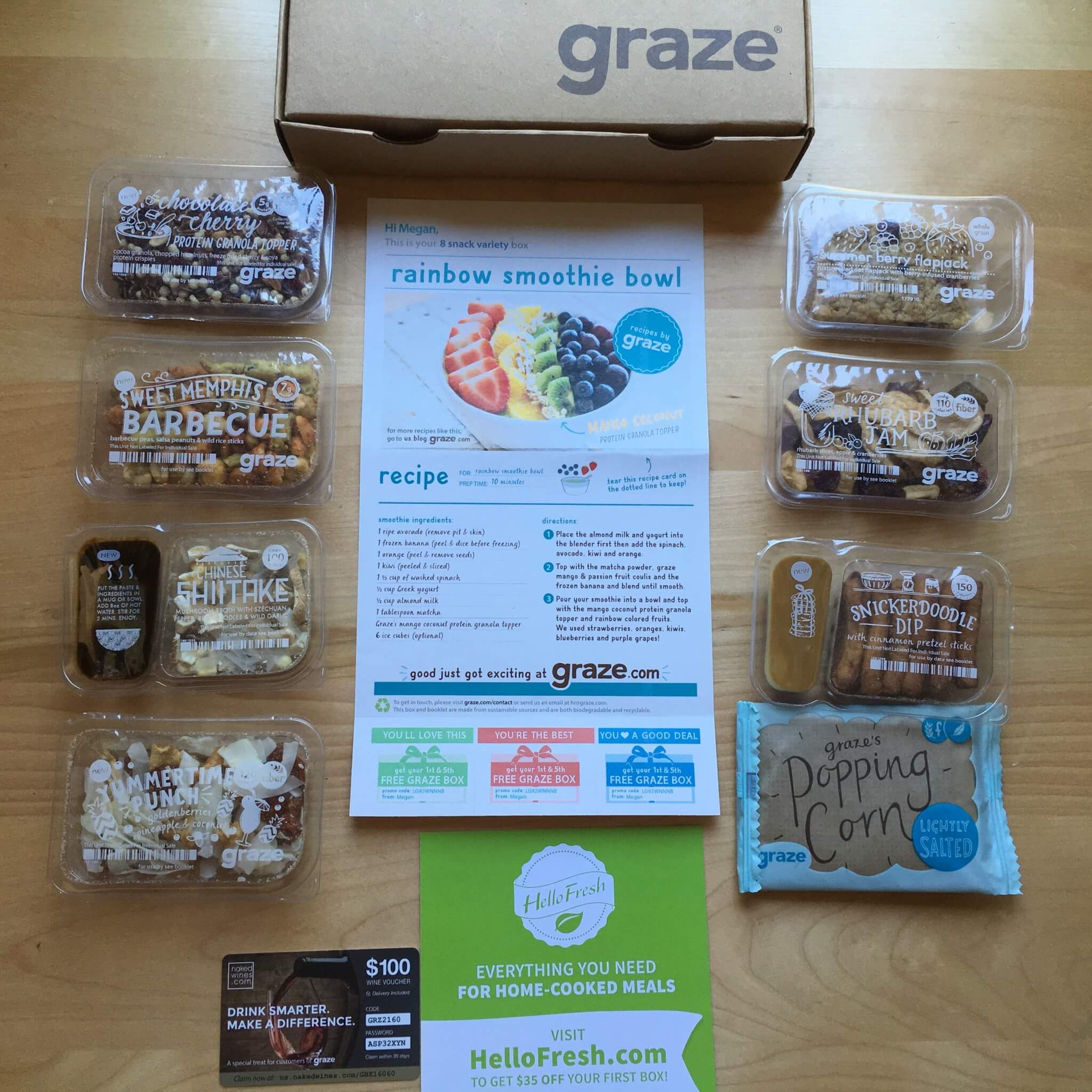 Graze August 2016 Subscription Box Review & Free Box Coupon - Hello ...