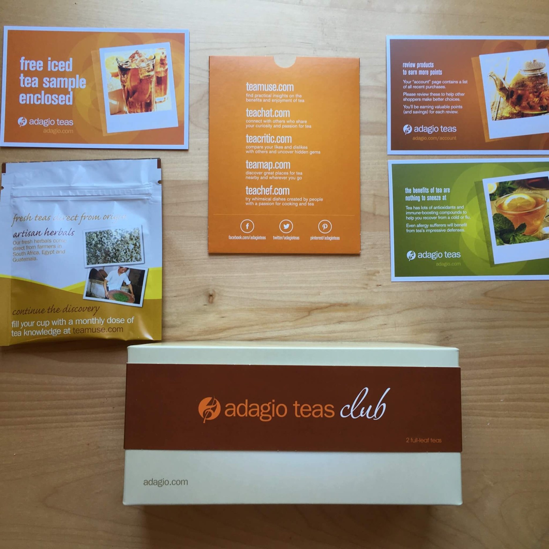 Adagio Herbal Teas July-August 2016 Subscription Box Review - Hello ...