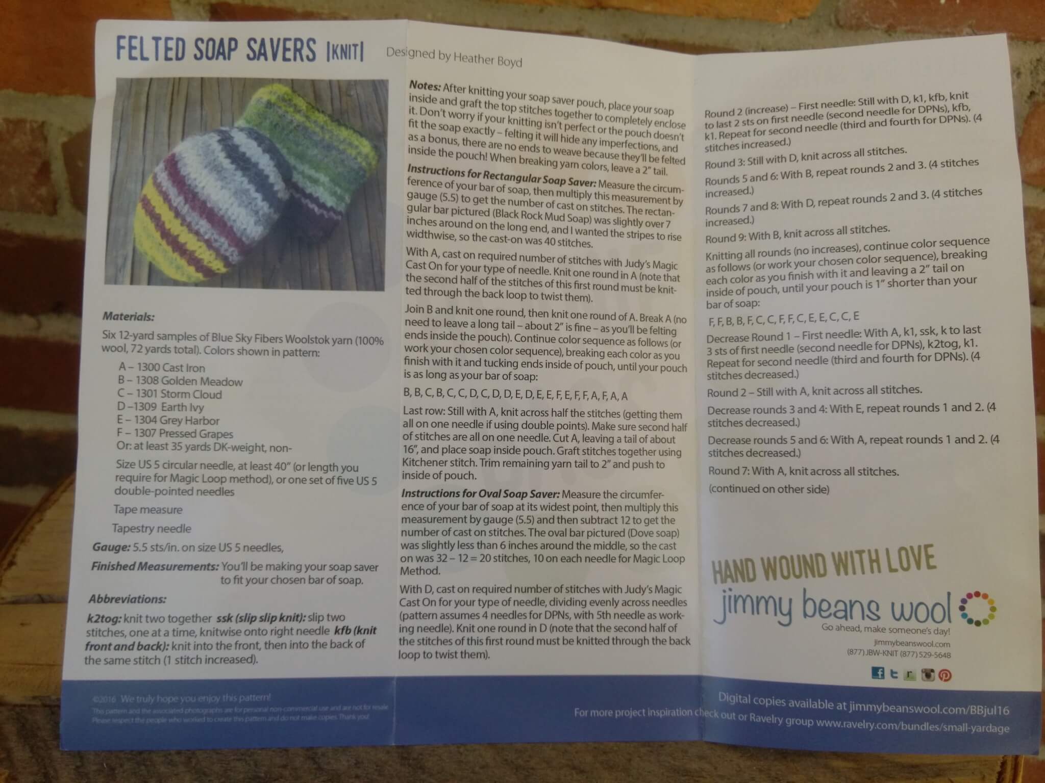 Jimmy Beans Wool Beanie Bag Subscription Review - July 2016 - Hello ...