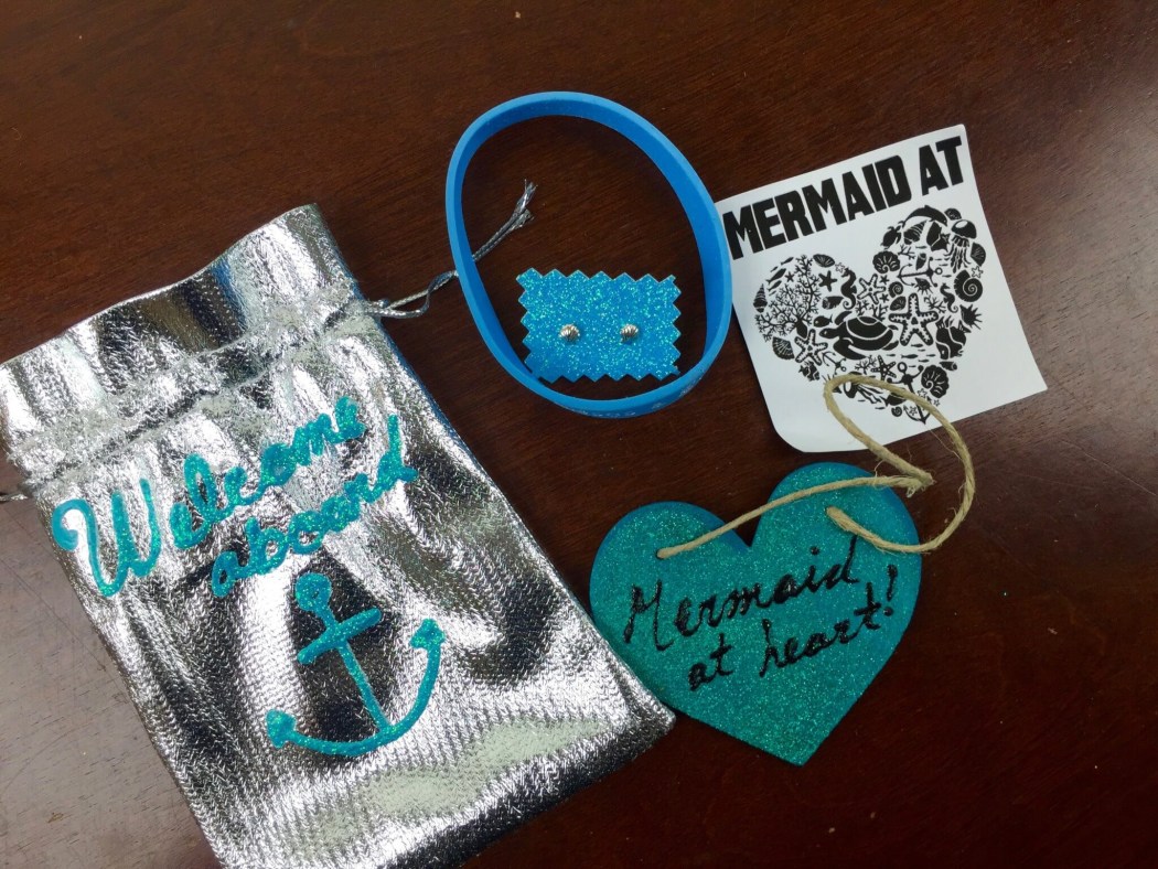 Mermaid Mail July 2016 Subscription Box Review - hello subscription
