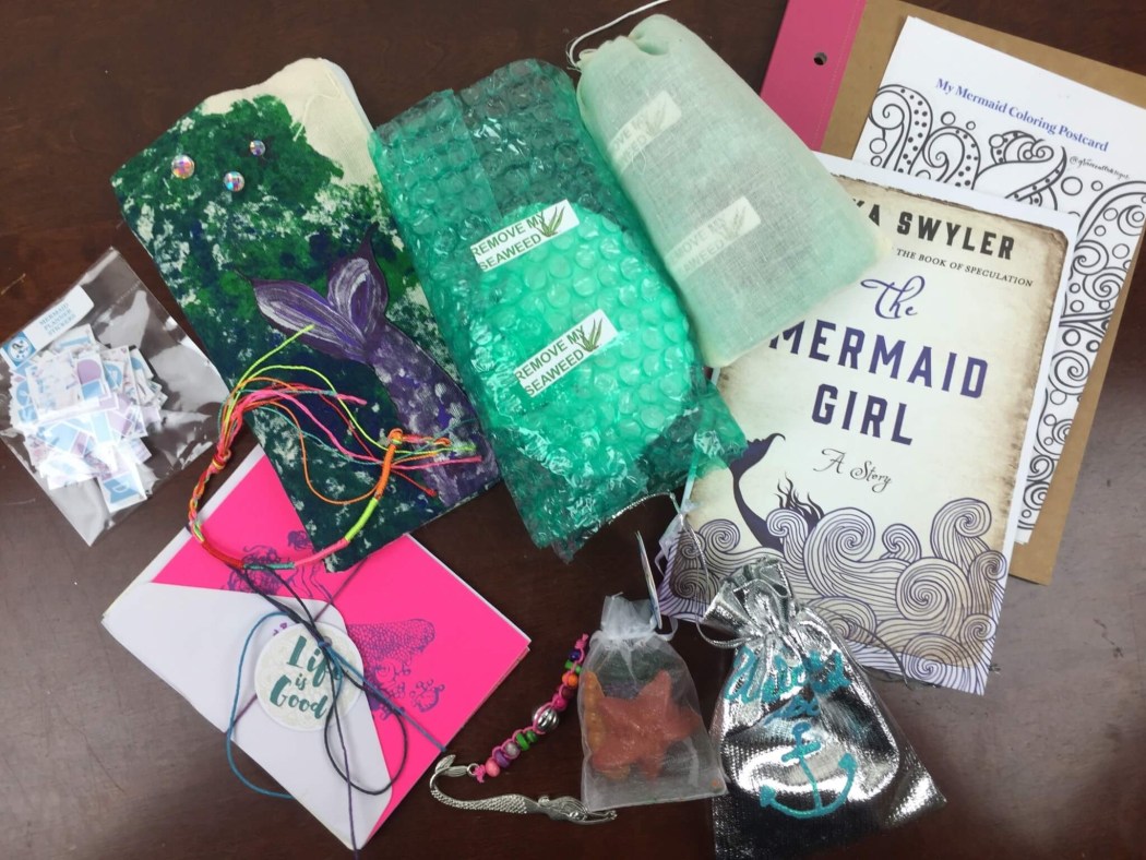 Mermaid Mail July 2016 Subscription Box Review - Hello Subscription